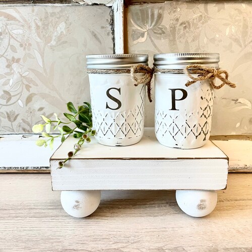 Farmhouse Decor Centerpiece Floral Rustic Mason Jar - Etsy
