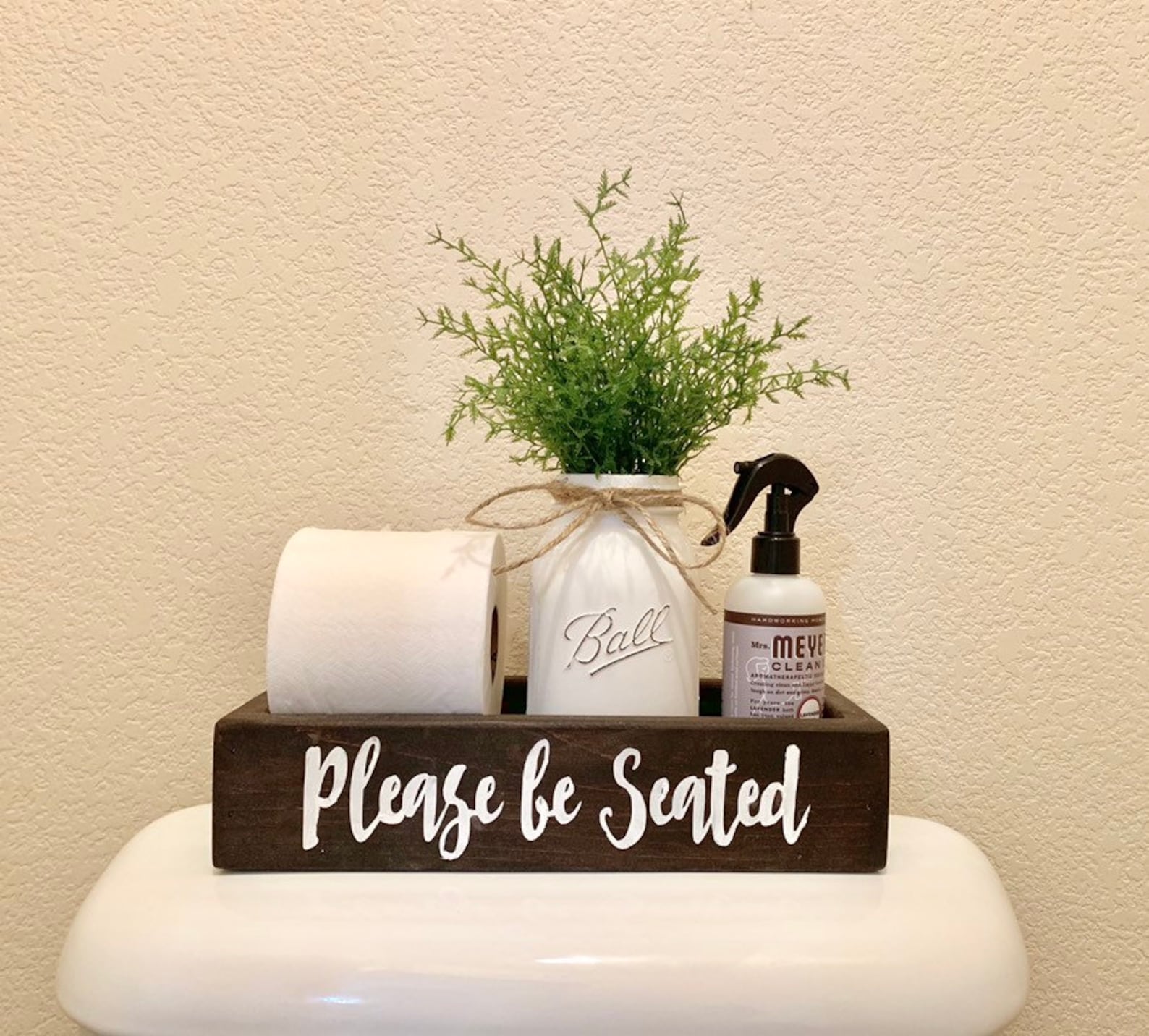 Please Be Seated Toilet Tray Gift Bathroom Decor Bathroom | Etsy