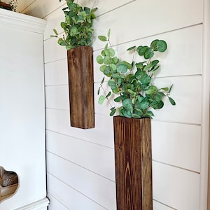 Farmhouse Wood Sconce Set or Single Rustic Wood Sconce Wall Decor, Wall ...