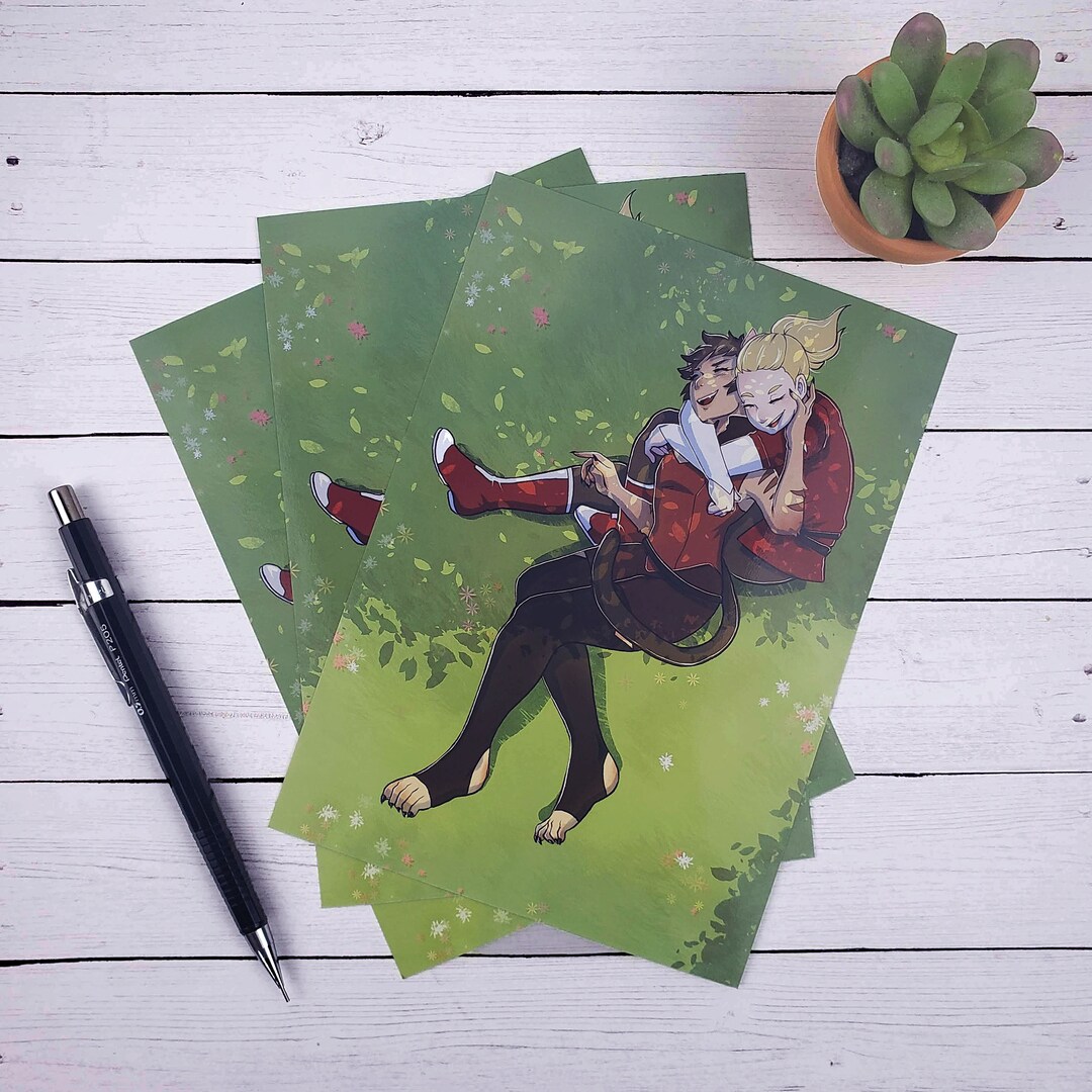 She-ra Adora and Catra 5x7 Inch Print - Etsy