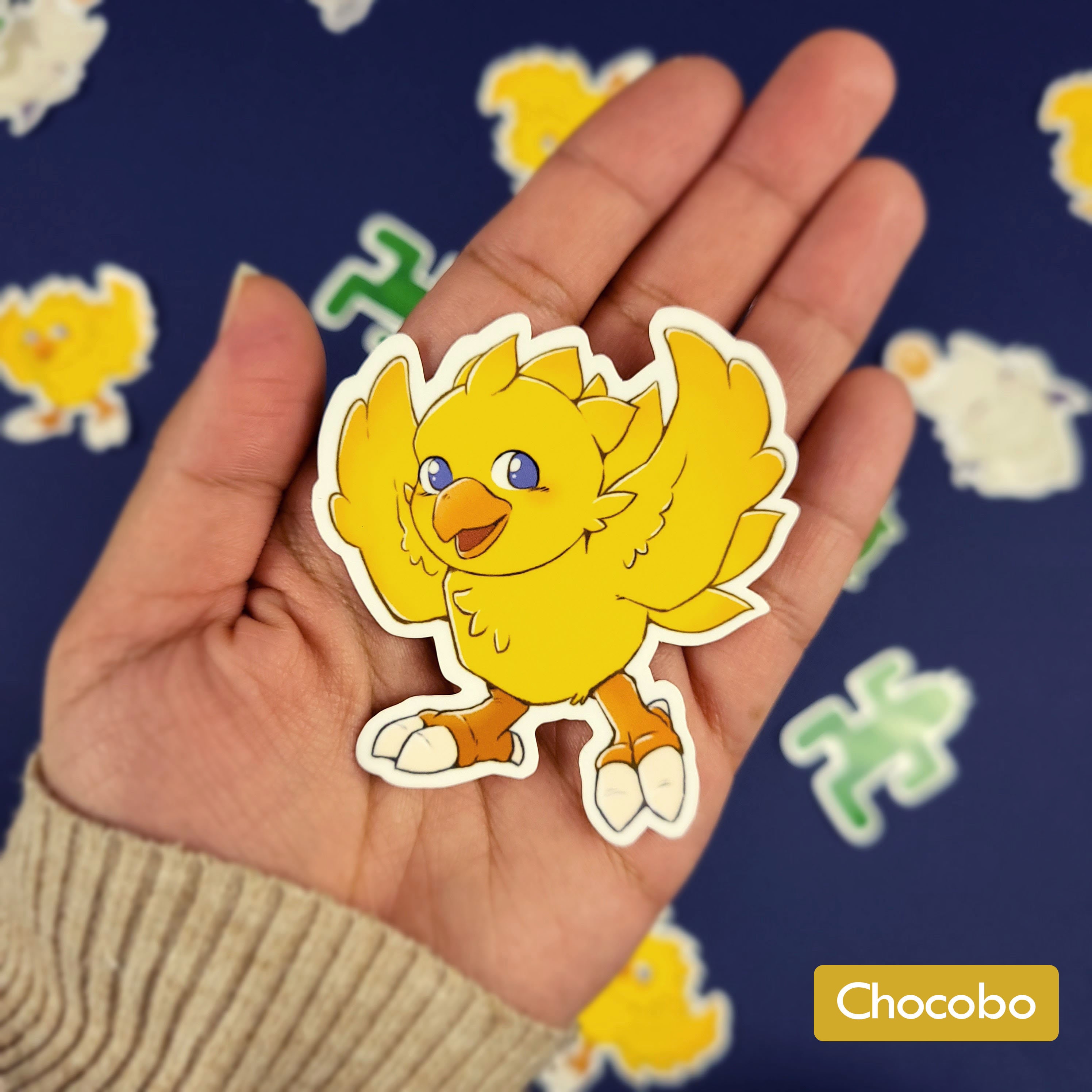 Final Fantasy XIV Minion Stickers Chocobo Cactuar Moogle Namazu ...