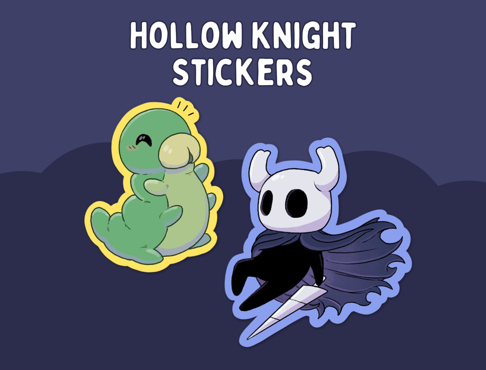 Hollow Knight and Grub Stickers - Etsy