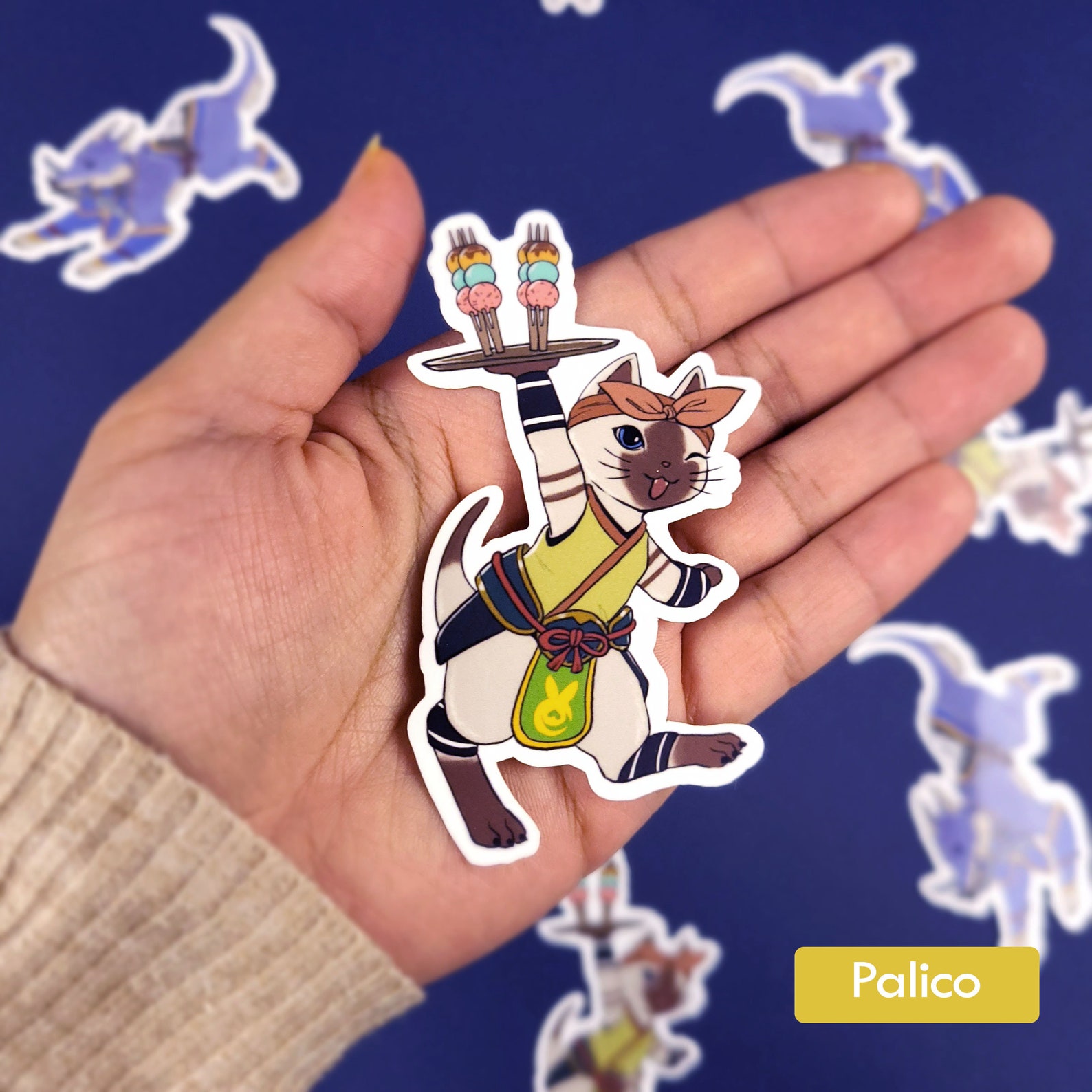 Monster Hunter Stickers | Palico | Palimute | Rathalos | Mitsuzune ...