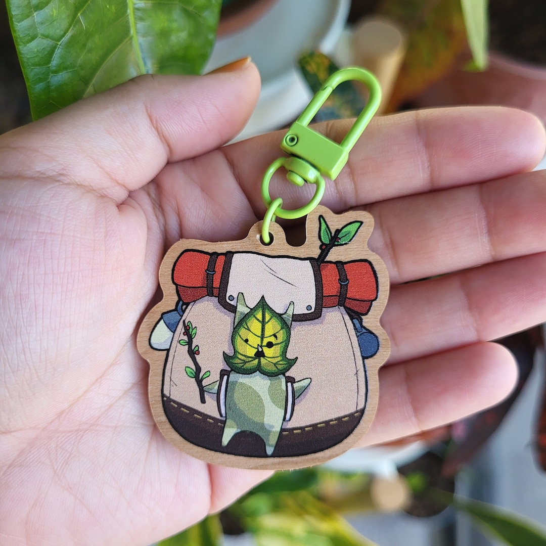 Wooden Backpack Korok Charm Keychain | Legend of Zelda: Tears of the ...