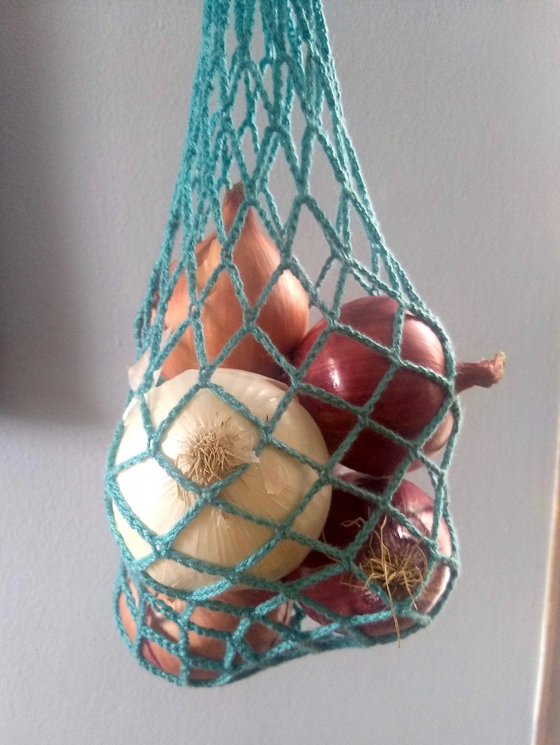 PDF Instant Download . Crocheted Reusable Produce Bag . Crochet Pattern ...