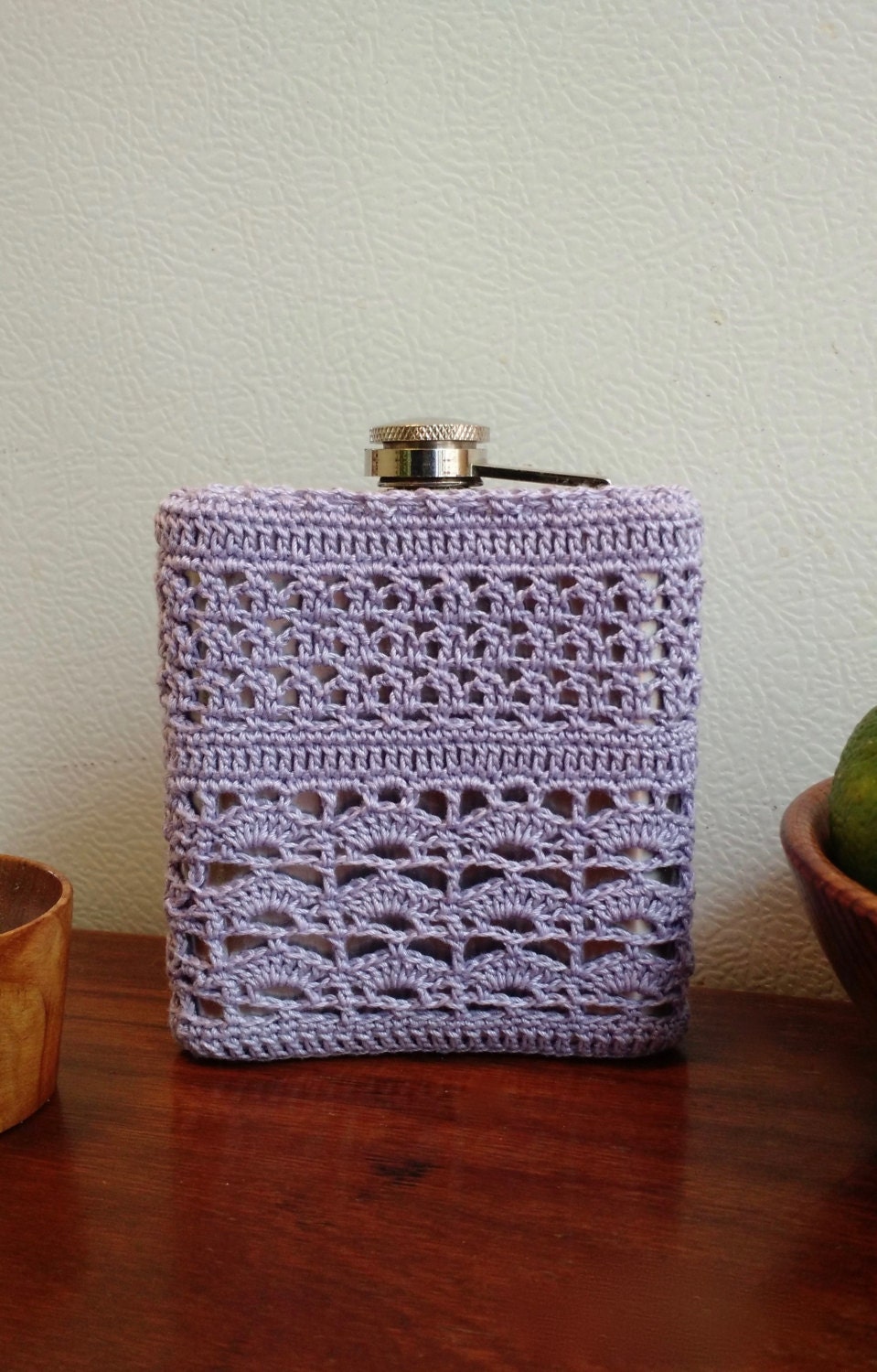 CROCHET PATTERN PDF Instant Download . Summer Fun Crocheted Flask Cozy ...