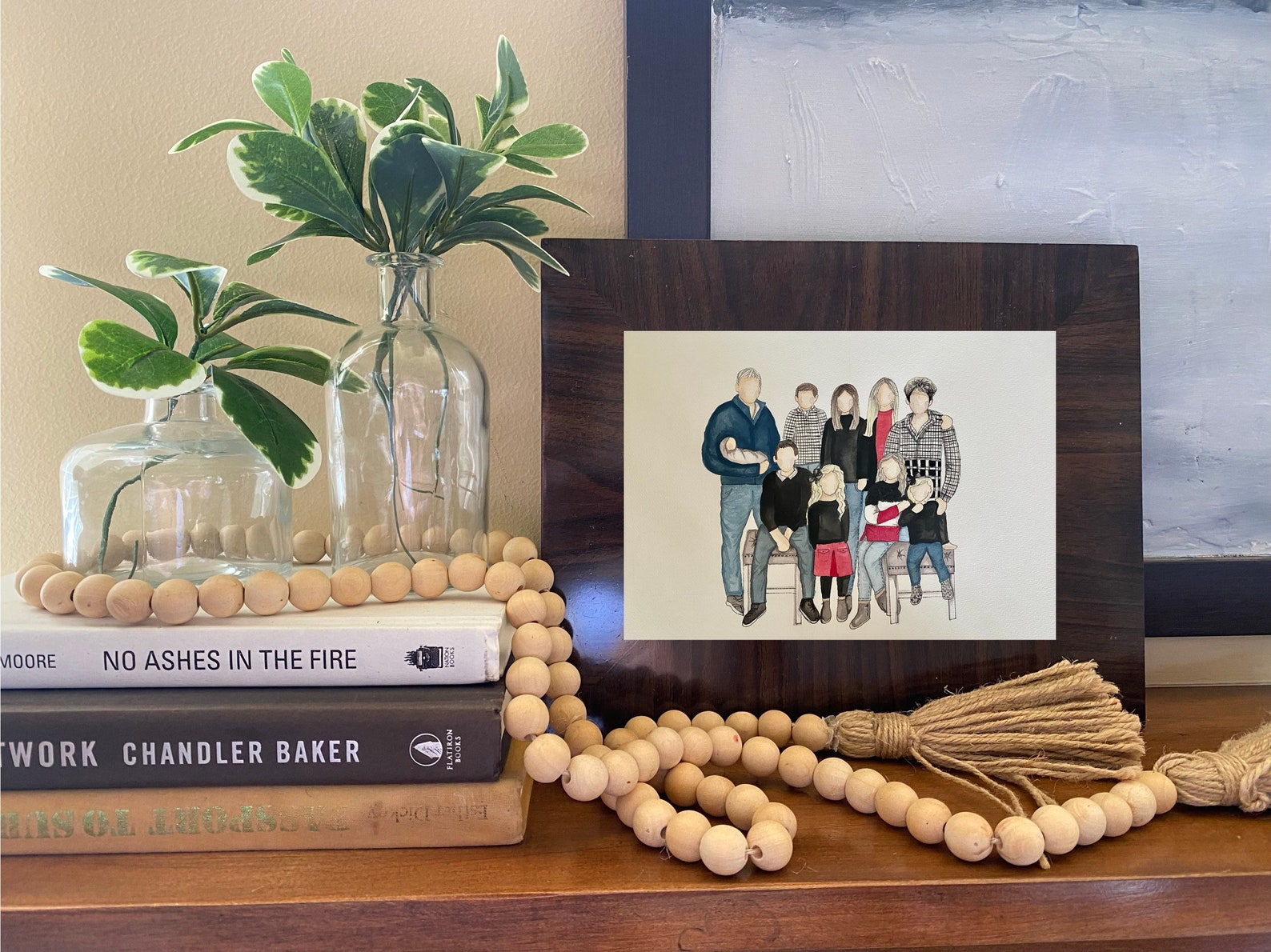 Large Faceless Family Portrait - Etsy
