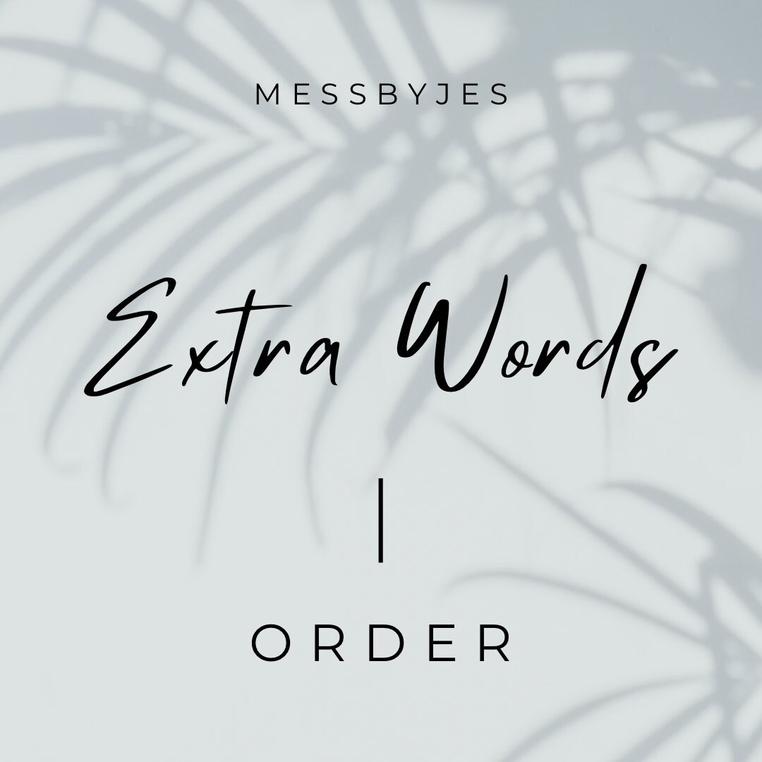 Extra Words for Watercolor Lettering - Etsy