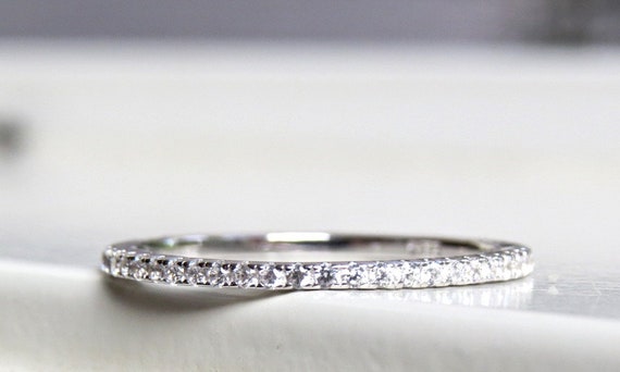 Simple Sterling Silver Ring Minimalist Ring 2mm Silver Ring | Etsy