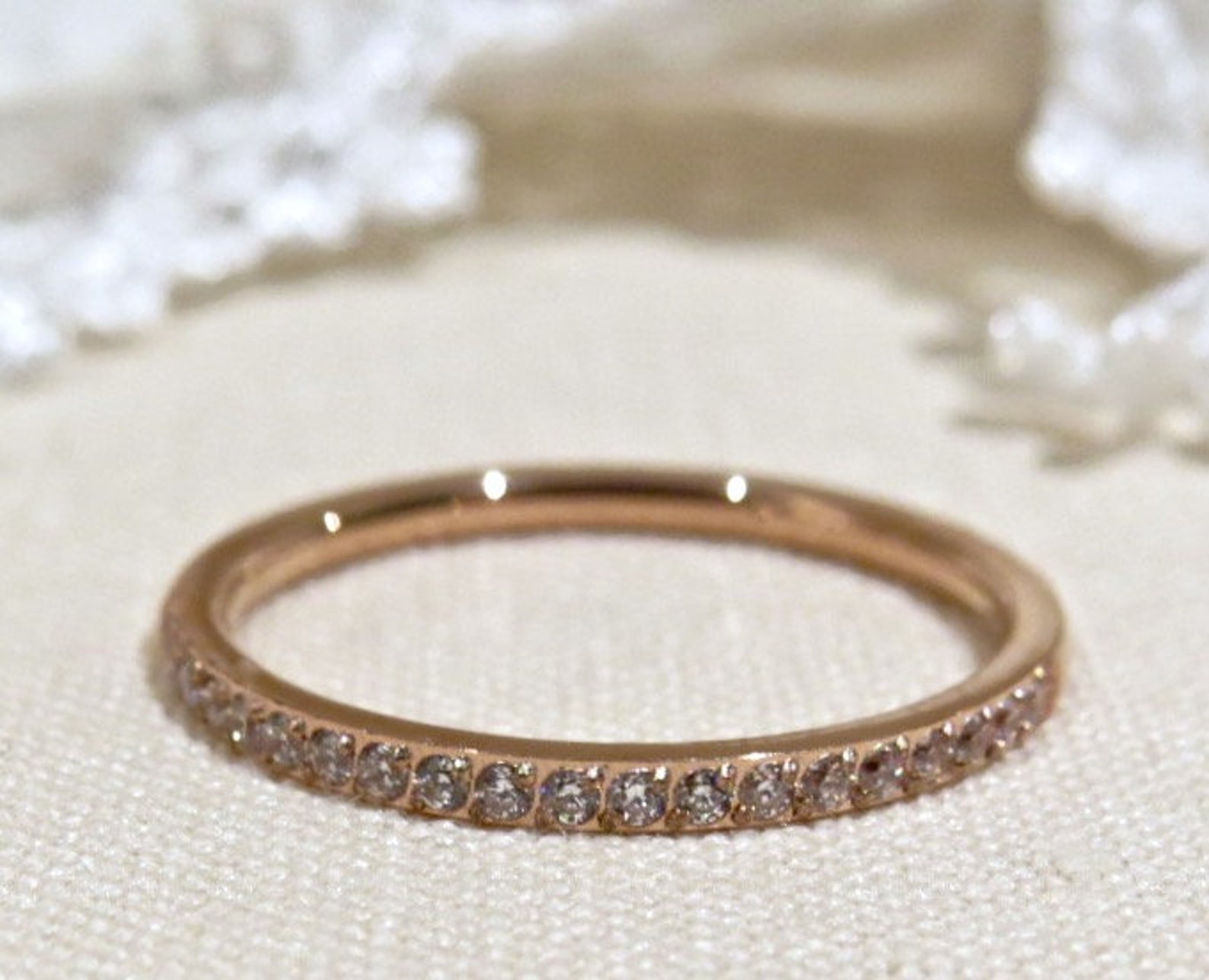 Simple Rose Gold Ring Minimalist Ring 2mm Rose Gold Ring for - Etsy