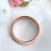 Simple Rose Gold Silver or Gold Ring Rose Gold Stackable - Etsy
