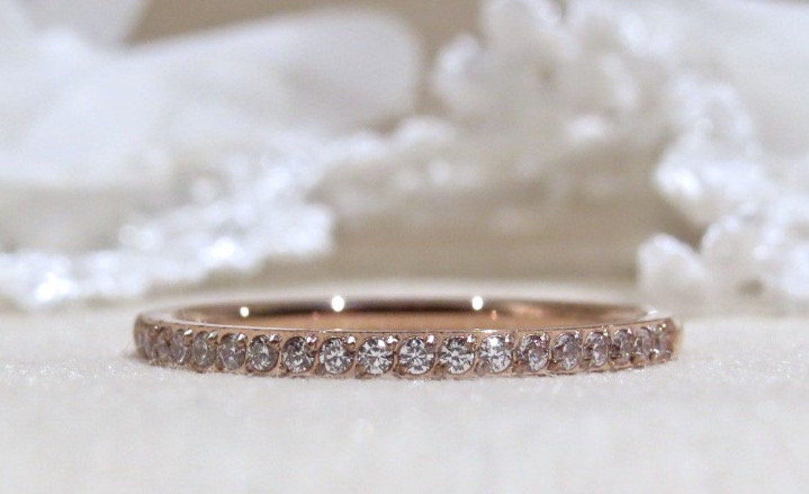 Simple Rose Gold Ring Minimalist Ring 2mm Rose Gold Ring for - Etsy