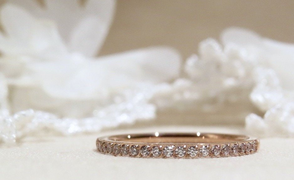 Simple Rose Gold Ring Minimalist Ring 2mm Rose Gold Ring for - Etsy