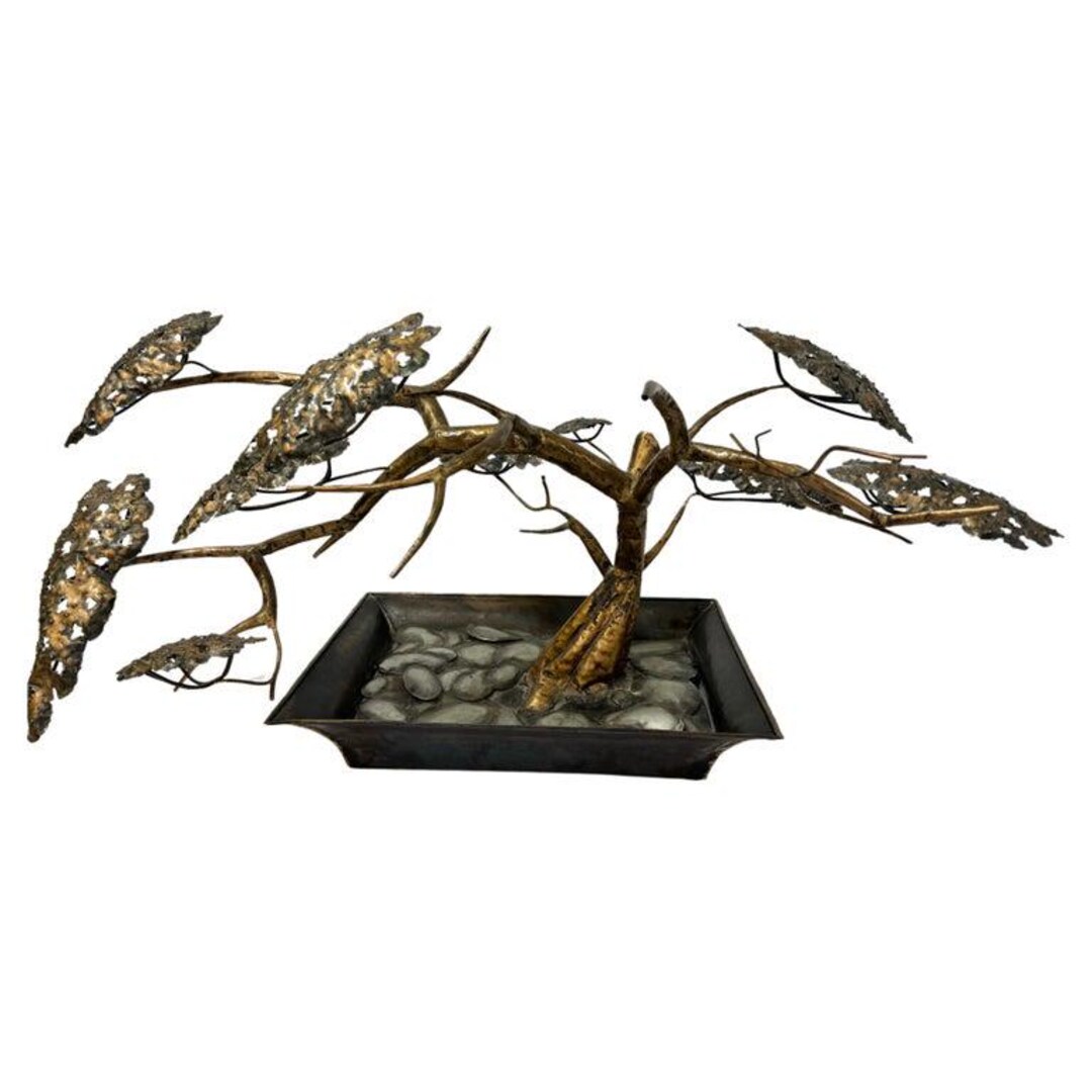 Mid Century Brass Tree Sculpture by Jaqui of California - Etsy