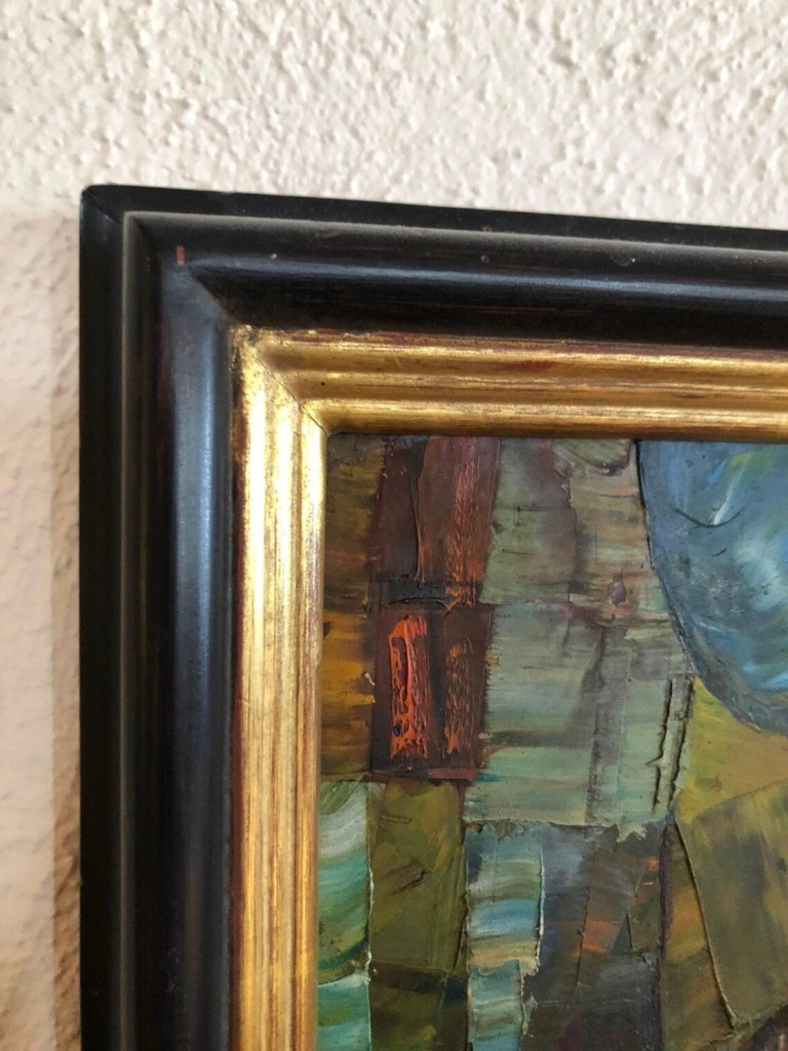 Signed Mid Century Painting of Clowns by George Russin-free | Etsy