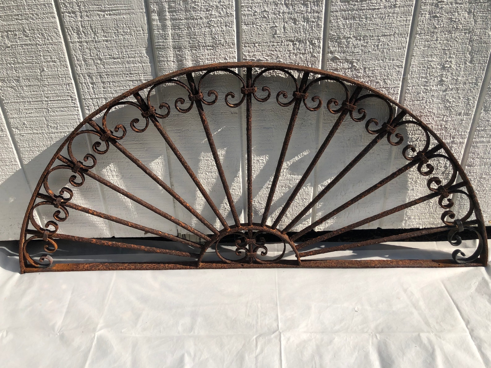 Antique Wrought Iron Decorative Transom or Window Guard - Etsy