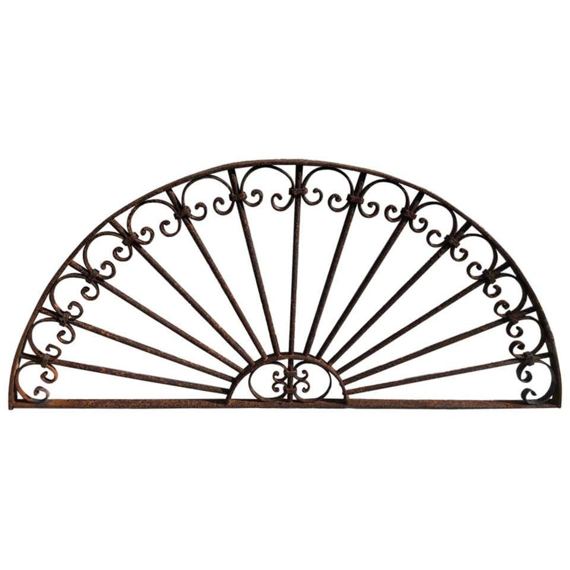 Antique Wrought Iron Decorative Transom or Window Guard - Etsy