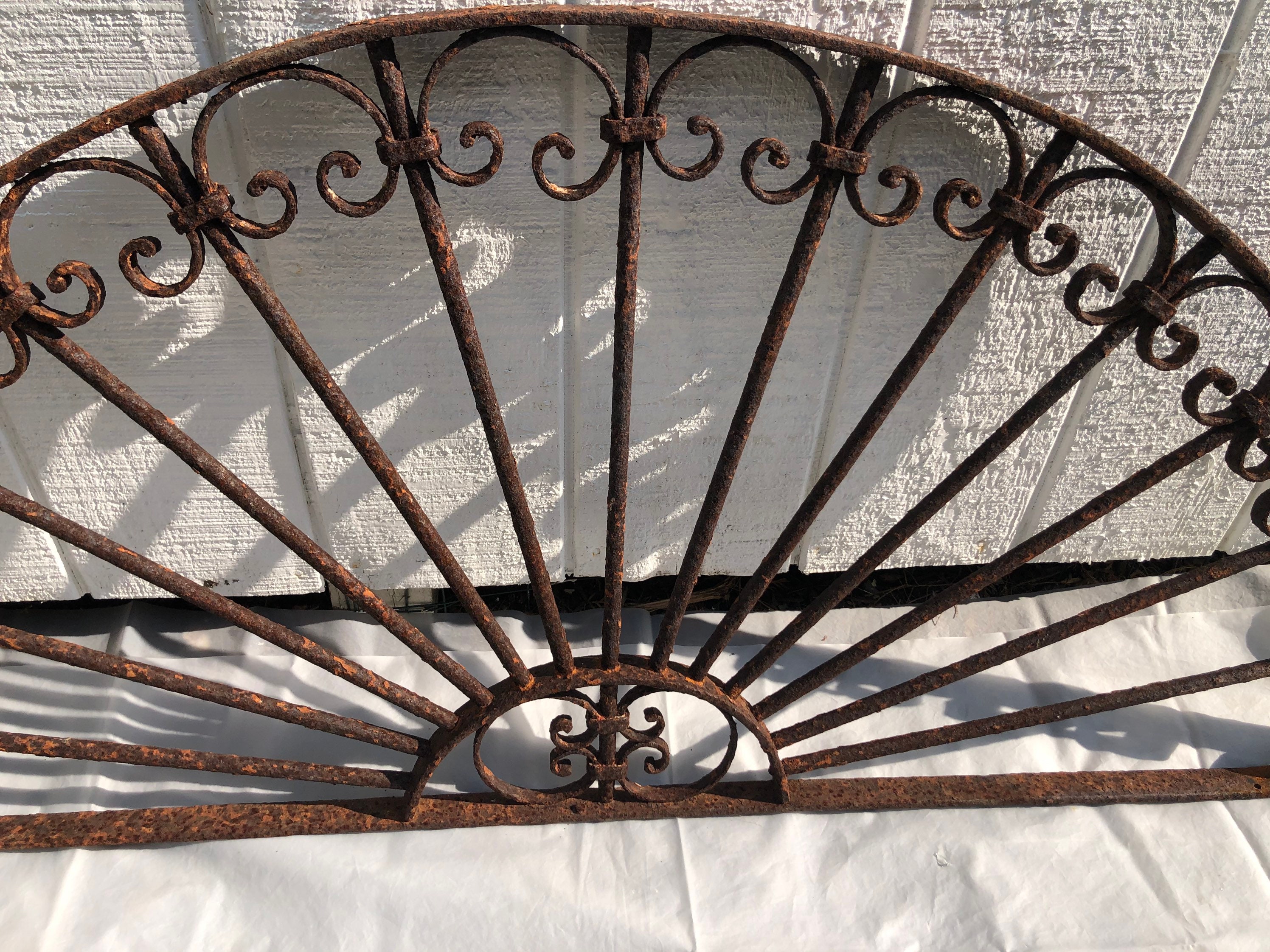Antique Wrought Iron Decorative Transom or Window Guard - Etsy