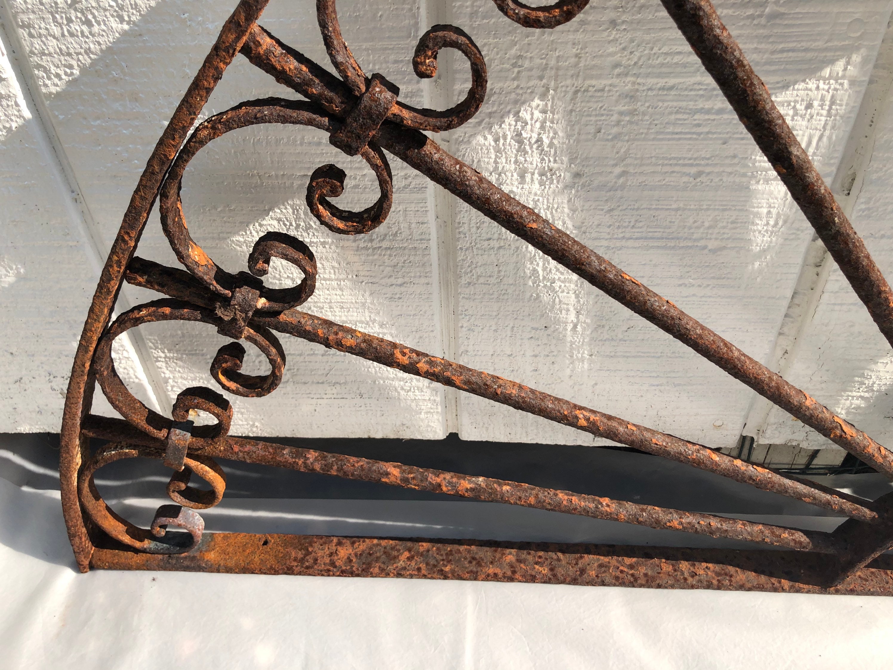 Antique Wrought Iron Decorative Transom or Window Guard - Etsy