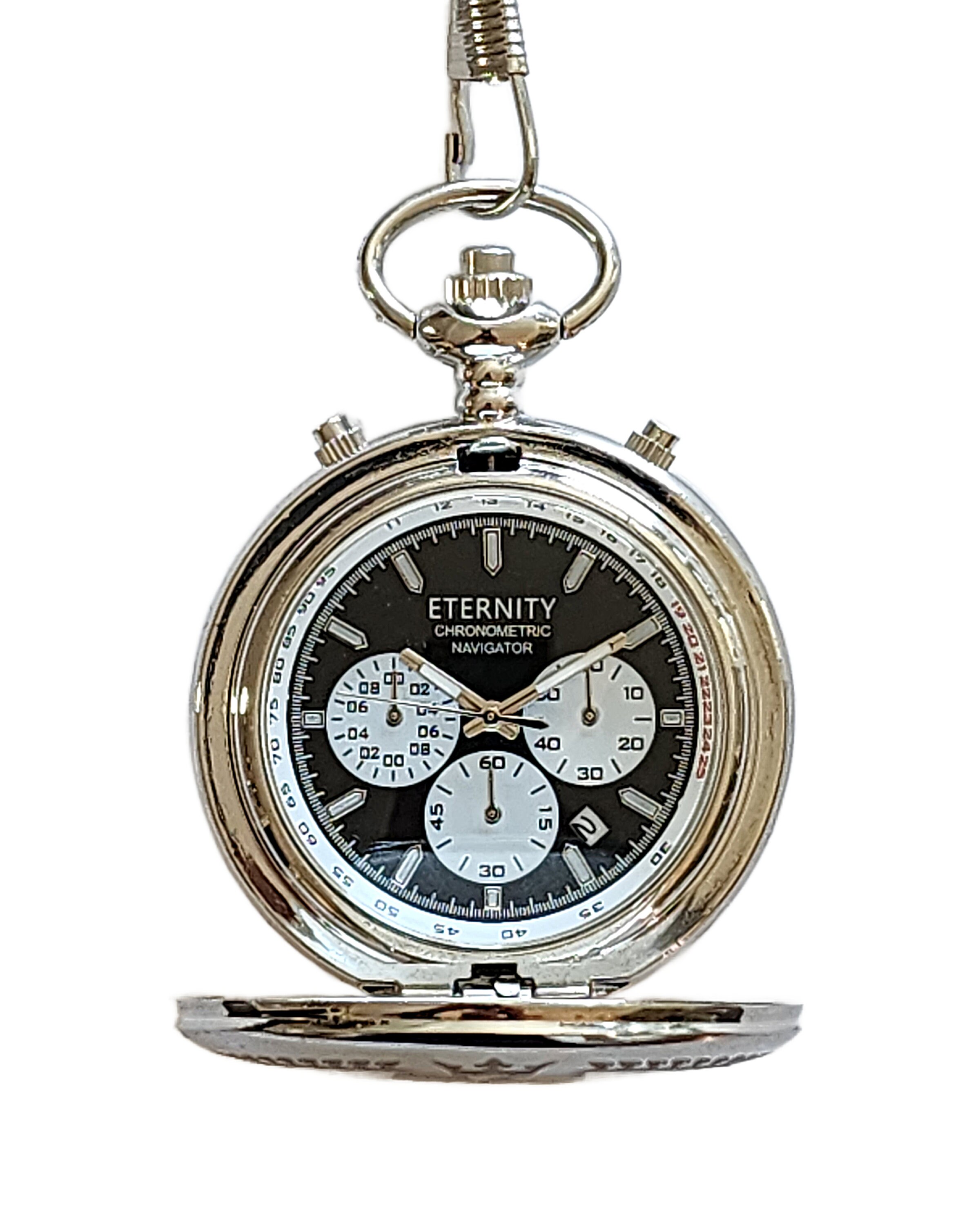 Eternity Chronometric Navigator Pocket Watch, Engraved Gifts for Him ...