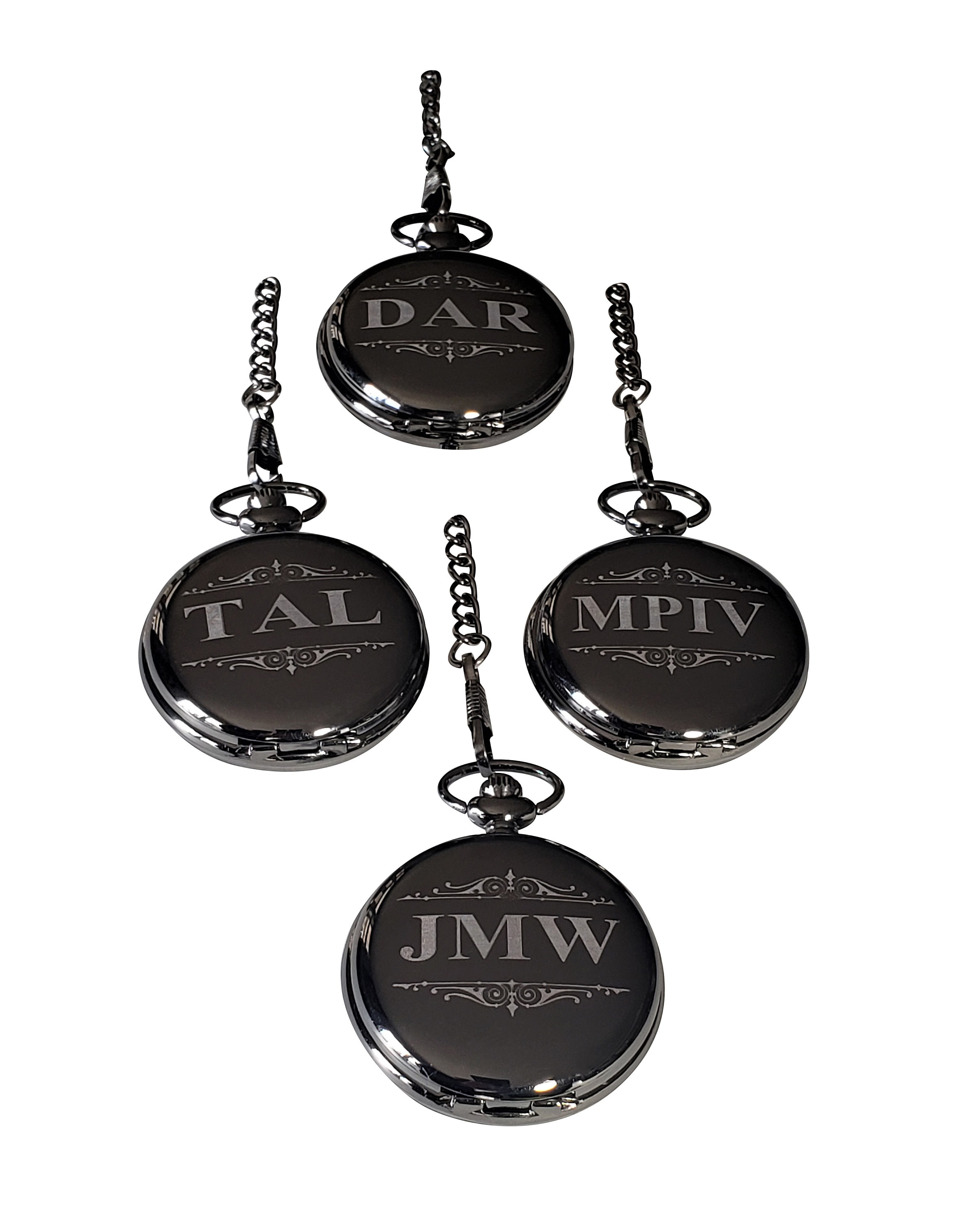 Personalized Pocket Watch - Gold Laser Engraved Pocket Watch - Gold ...