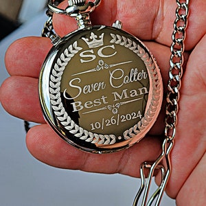 Eternity Chronometric Navigator Engraved Pocket Watch, Personalized ...