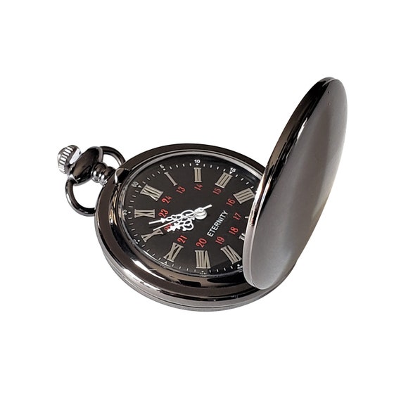 Personalized Pocket Watch Roman Numerals Engraved Pocket - Etsy