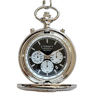 Eternity Chronometric Navigator Engraved Pocket Watch, Personalized ...