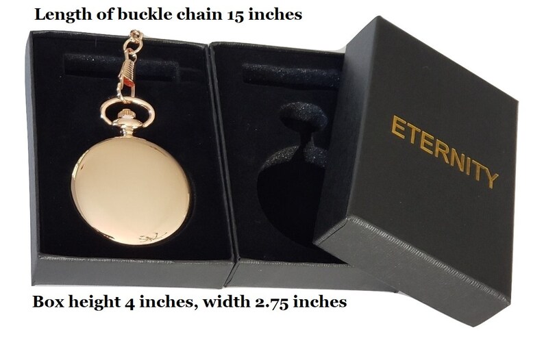 Engraved Pocket Watch Personalized - Pocket Watch in Fitted Gift Box ...