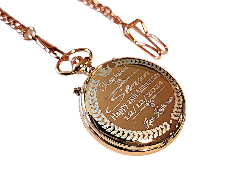 Eternity Chronometric Navigator Engraved Pocket Watch, Personalized ...
