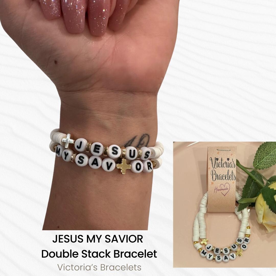 Jesus Bracelet, Religious Bracelet, Jesus My Savior Bracelet - Etsy