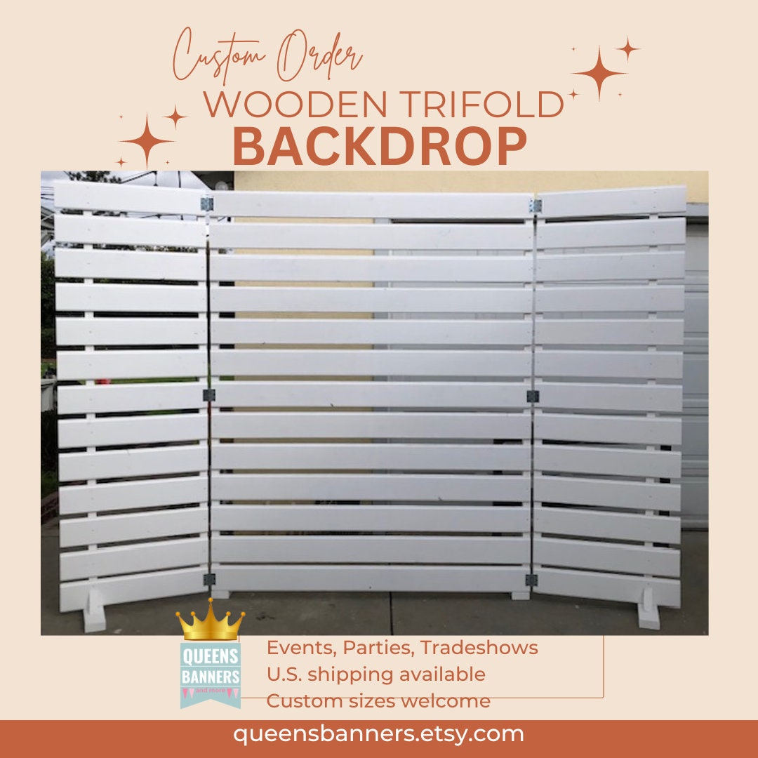 Backdrop, Trifold Backdrop, Tradeshow Booth, Photo Booth Backdrop ...
