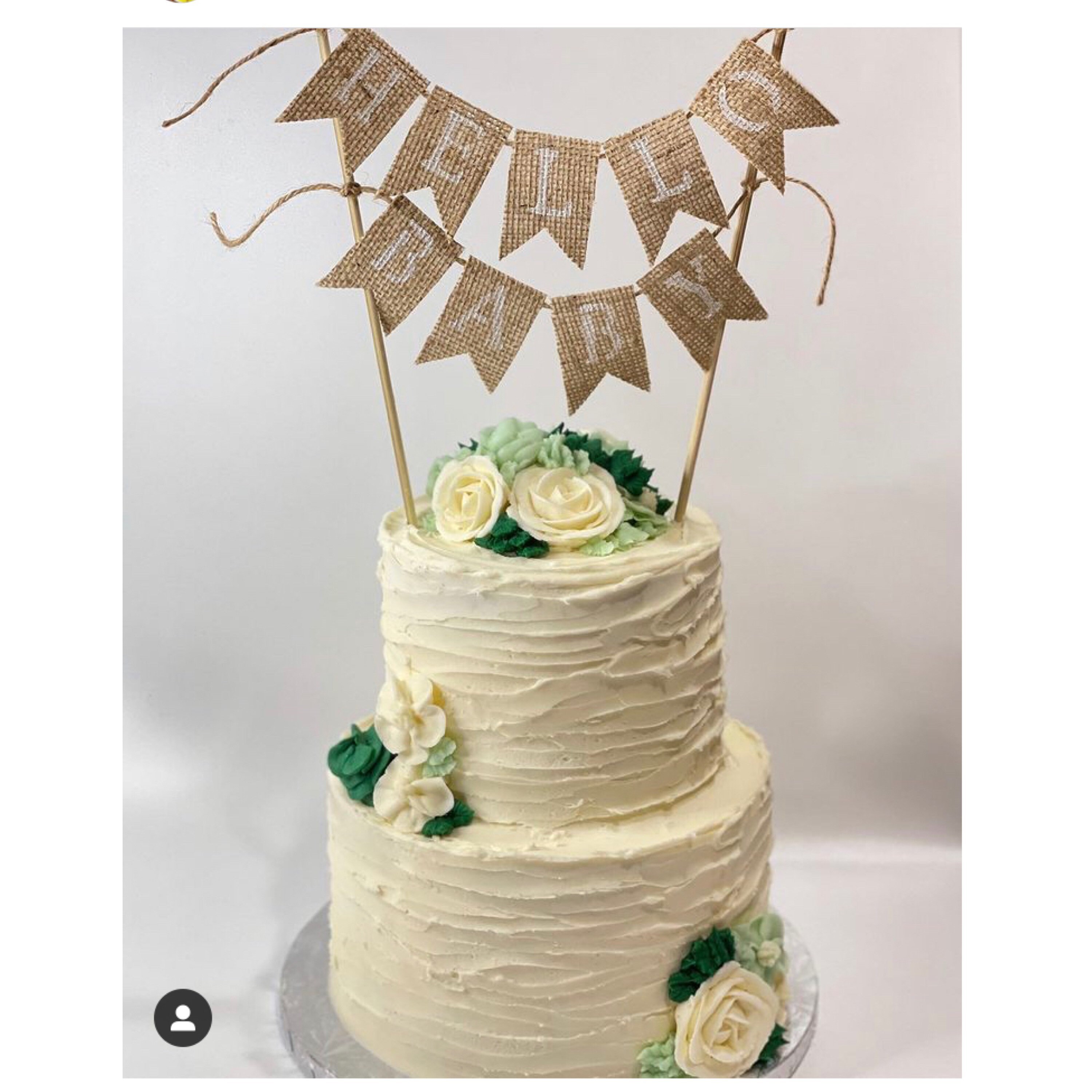 Hello Baby Banner Hello Baby Cake Topper Hello Baby Topper - Etsy