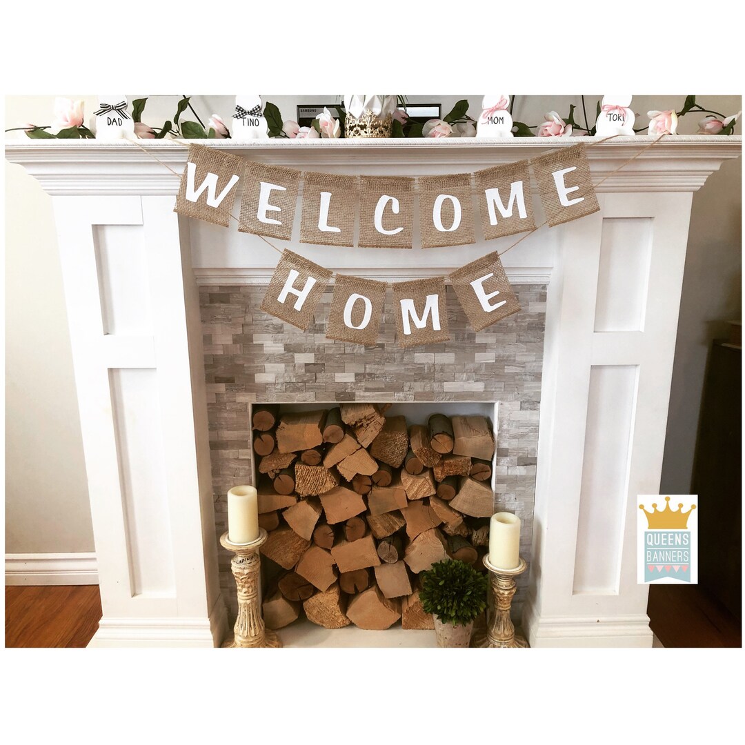 Welcome Home Banner House Warming Banner New Home Banner - Etsy