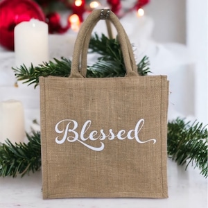 Blessed Tote Bag, Blessed Tote, Blessed Bag, Bible Bag, Bible Tote Bag ...