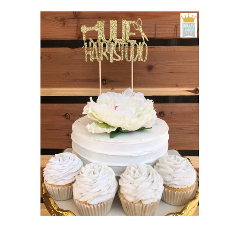 Hairstylist Cake Topper Salon Anniversary Cake Topper Spa - Etsy