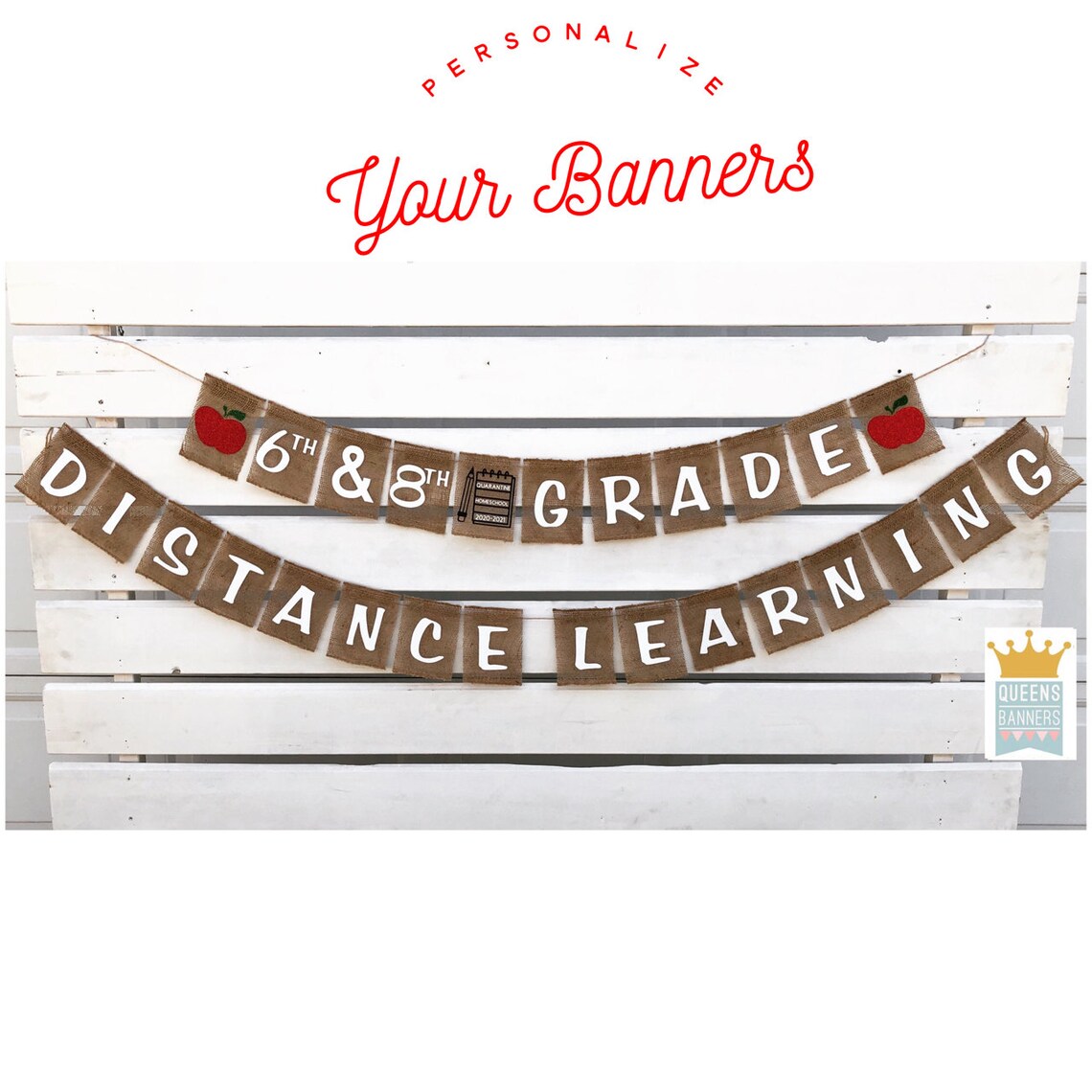 Distance Learning Banner Distance Learning Sign Distance | Etsy