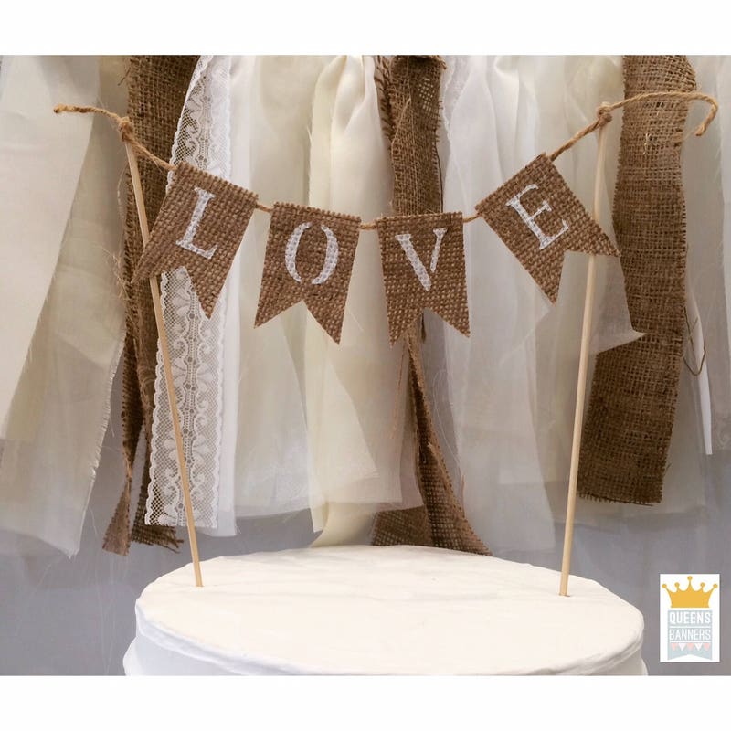 Banner Cake Topper - Etsy
