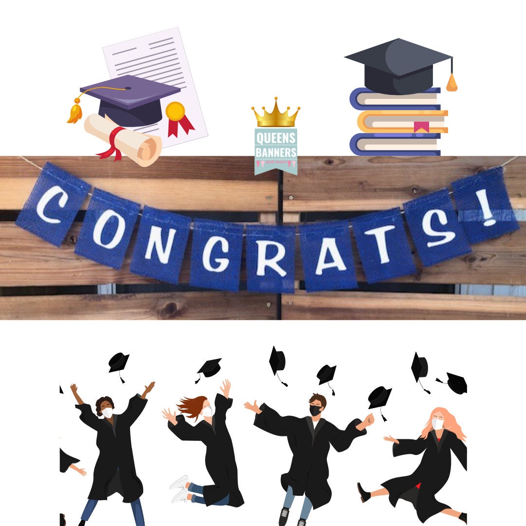 Graduation Banner, Congrats Banner, Class of 2025 Banner, Graduation ...