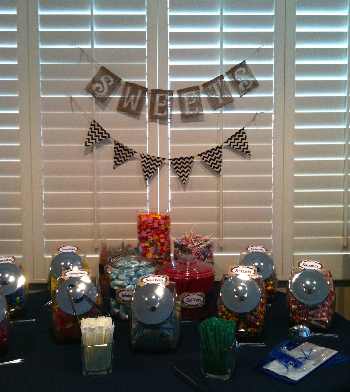 Sweets Banner Sweets Table Banner Sweets Table Decor Candy | Etsy