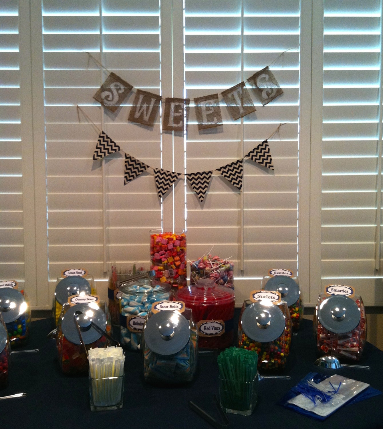 Sweets Banner Sweets Table Banner Sweets Table Decor Candy | Etsy