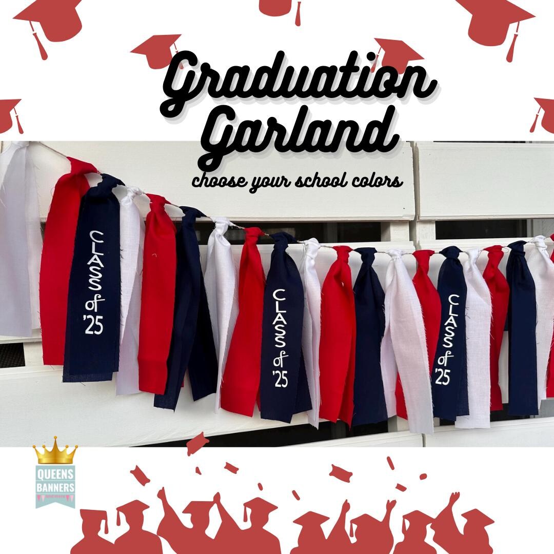 Graduation Garland, 2025 Garland, 2025 Grad Party, Class of 2025 Banner ...