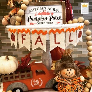 Hello Fall Min Banner, Fall Mini Banner, Fall Banner, Fall Tiered Tray ...