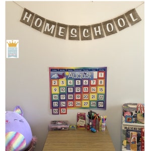 Homeschool Banner, Classroom Banner, Teacher Banner, Homeschool Decor ...
