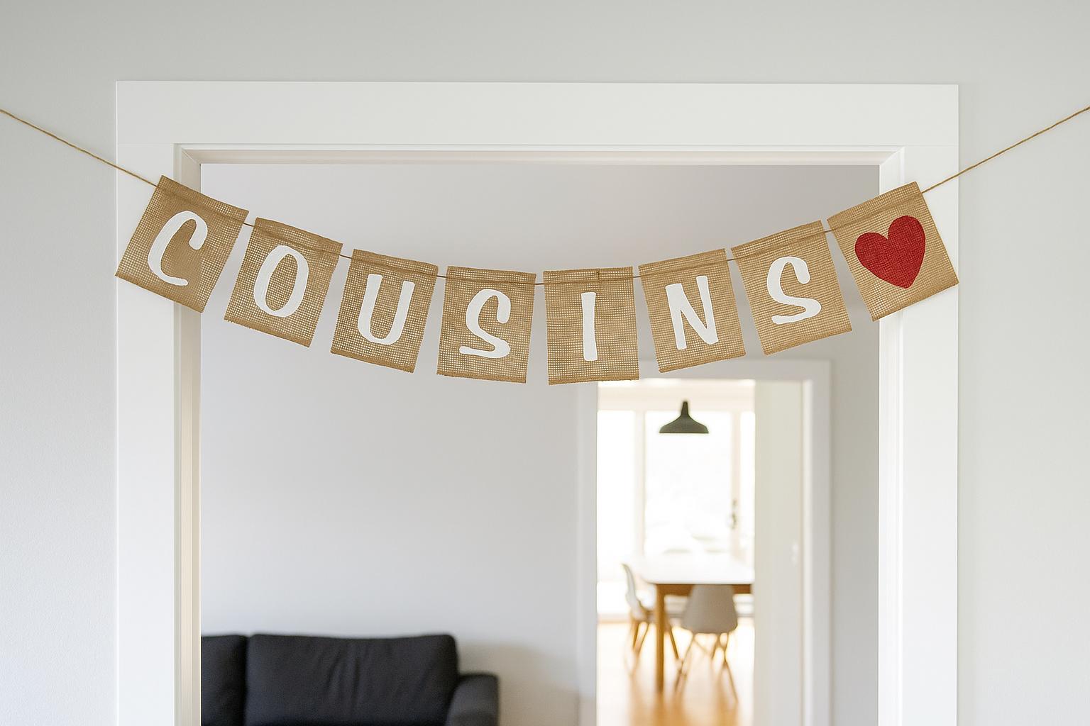 Cousins Banner, Cousin Banner, Personalized Banner, Custom Banner ...