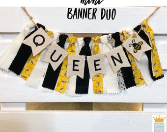 Queen Bee Crown Boss Woodenblock Shelf Sitter Stack - Etsy