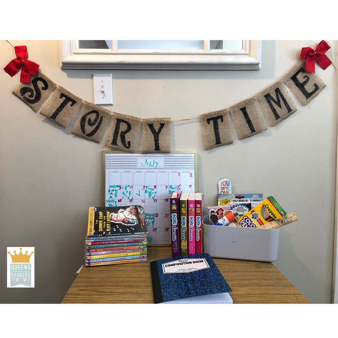 Story Time Banner Teacher Banner Teacher Gift Librarian - Etsy