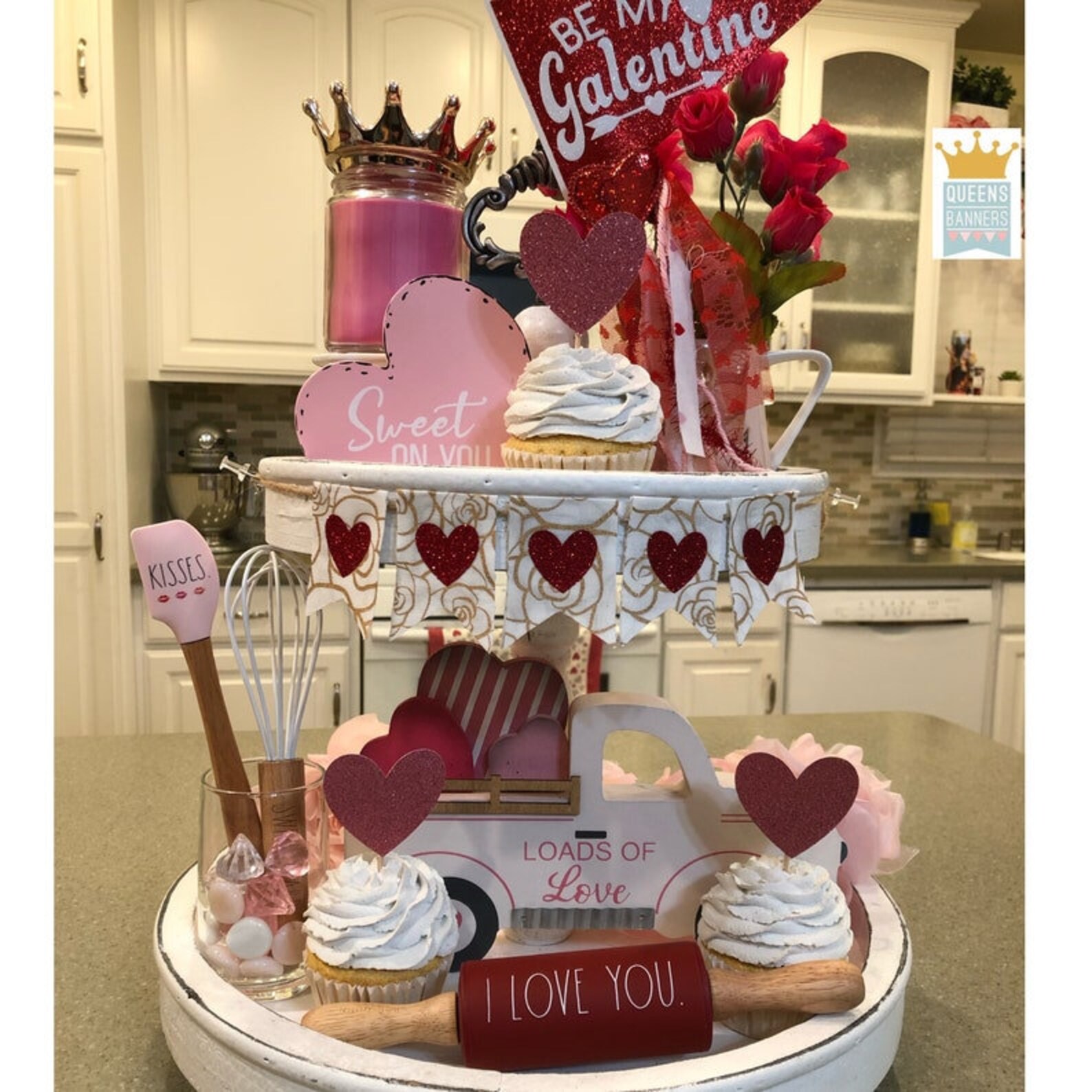 Baby Shower Topper, Baby Shower Decor, Baby Shower Cake, Valentines ...