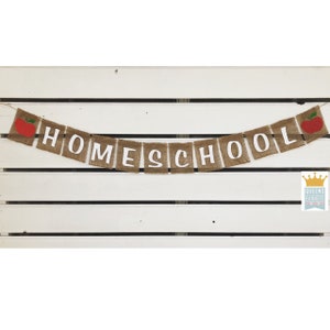 Homeschool Banner, Classroom Banner, Teacher Banner, Homeschool Decor ...