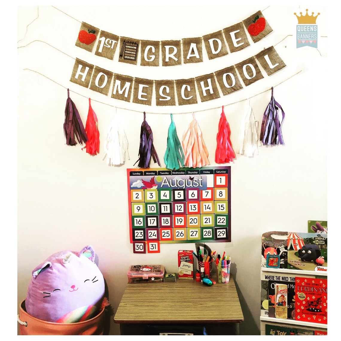 Homeschool Banner, Classroom Banner, Teacher Banner, Homeschool Decor ...